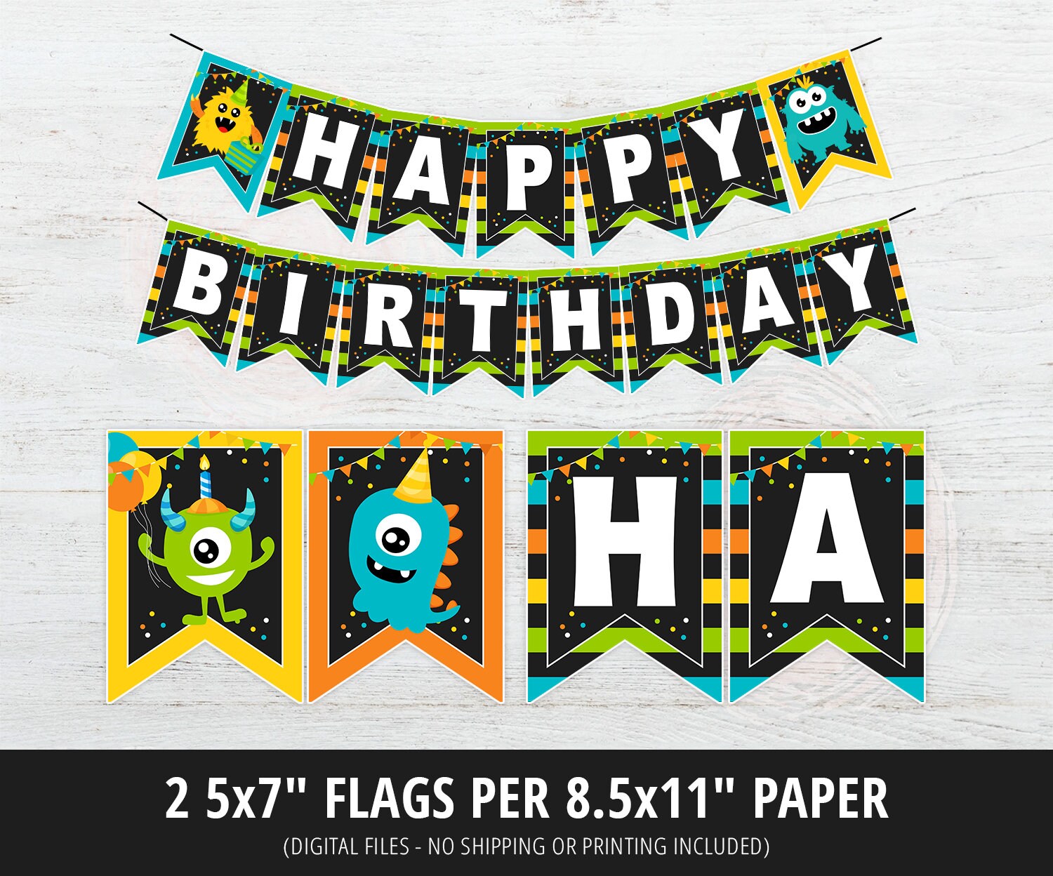 Monster Birthday Decorations, Little Monsters Birthday Party Decor ...