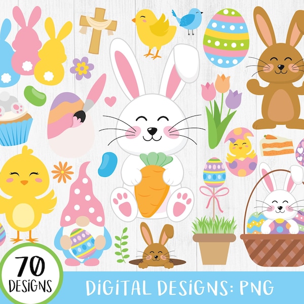 Easter Candy Clipart - Etsy