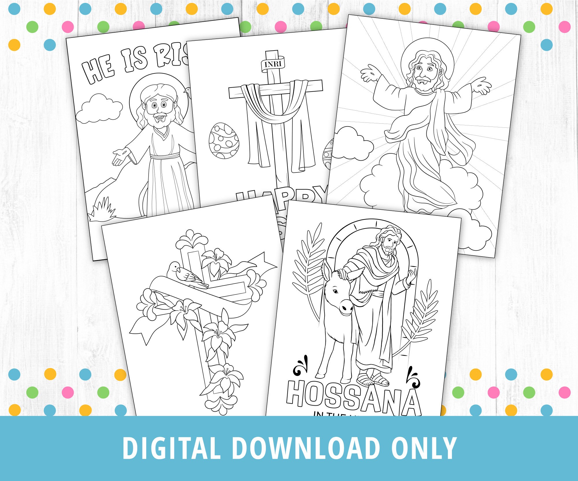 Easter Religious Coloring Pages, Easter Coloring Pages, Printable ...