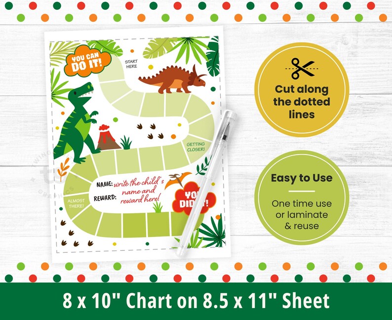 Printable Dinosaur Reward Chart, Dinosaur Reward Chart Kids, Dinosaur ...