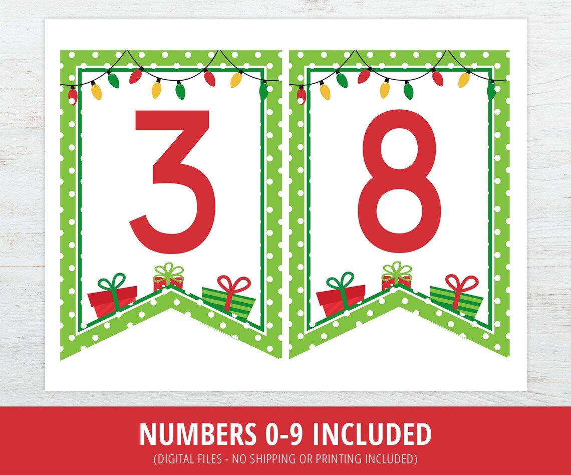 Christmas Banner, Christmas Birthday Banner, Party, Holiday Kids ...