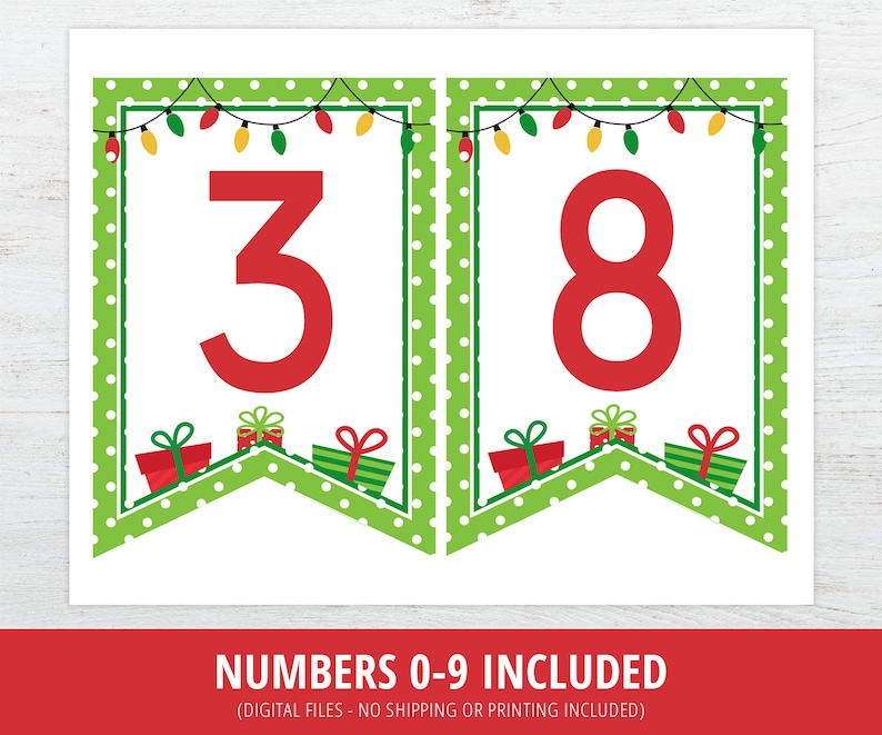 Christmas Banner, Christmas Birthday Banner, Party, Holiday Kids ...