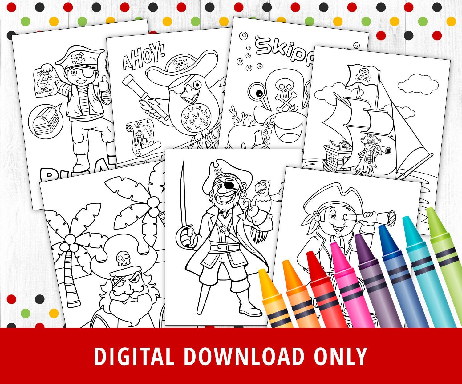 Pirate Coloring Pages And Activities