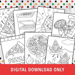 Pizza Game Printables, Pizza Party Family Trivia and Games, Pizza ...