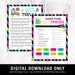 80s Games Bundle Printable, 80s Activities, 80s Party Games, 80s Trivia ...