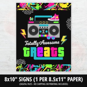 80s Party Signs, 80s Birthday Signs, 80s Party Decor, 80s Party, 80s ...