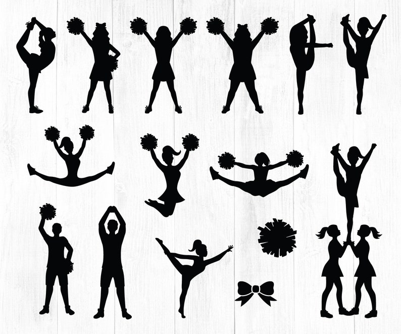 Cheer Svg Bundle Cheerleading Svg Cheerleader Svg - Etsy