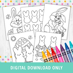 Easter Activities Bundle, Easter Games Printable Pages, Easter Coloring ...