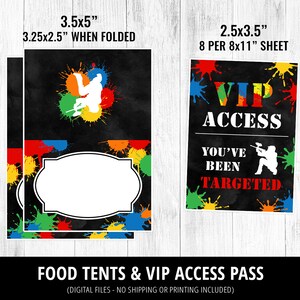 Paintball Party Decor, Paint Ball Theme Birthday Party Decorations ...