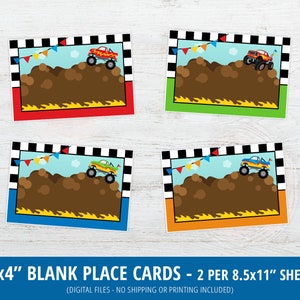 Monster Truck Birthday Decorations, Monster Truck Party Supplies ...