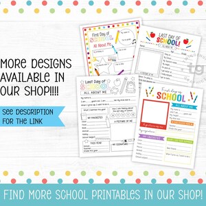 Back to School Coloring Page Activity, First Day of School Interview ...