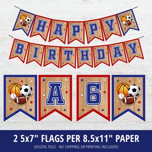 Sports Birthday Party Decorations, All-star Sports Party Decor, Sports ...