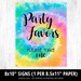 Tie Dye Birthday Party Signs, Tie Dye Welcome Sign, Rainbow Tie Dye ...