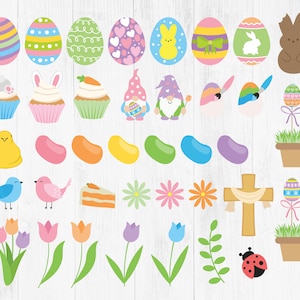 Easter Clipart, Easter Clipart Bundle, Bunny Clipart, Easter Chicks ...