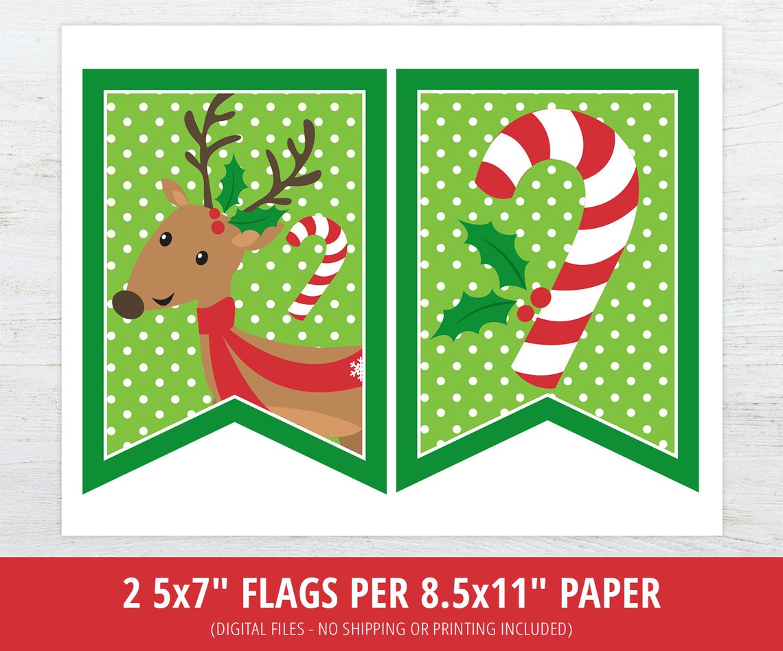 Christmas Banner, Christmas Birthday Banner, Party, Holiday Kids ...