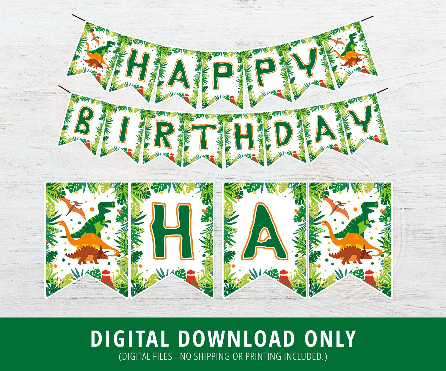 Dinosaur Banner Dinosaur Birthday Banner Dinosaur Party - Etsy Hong Kong