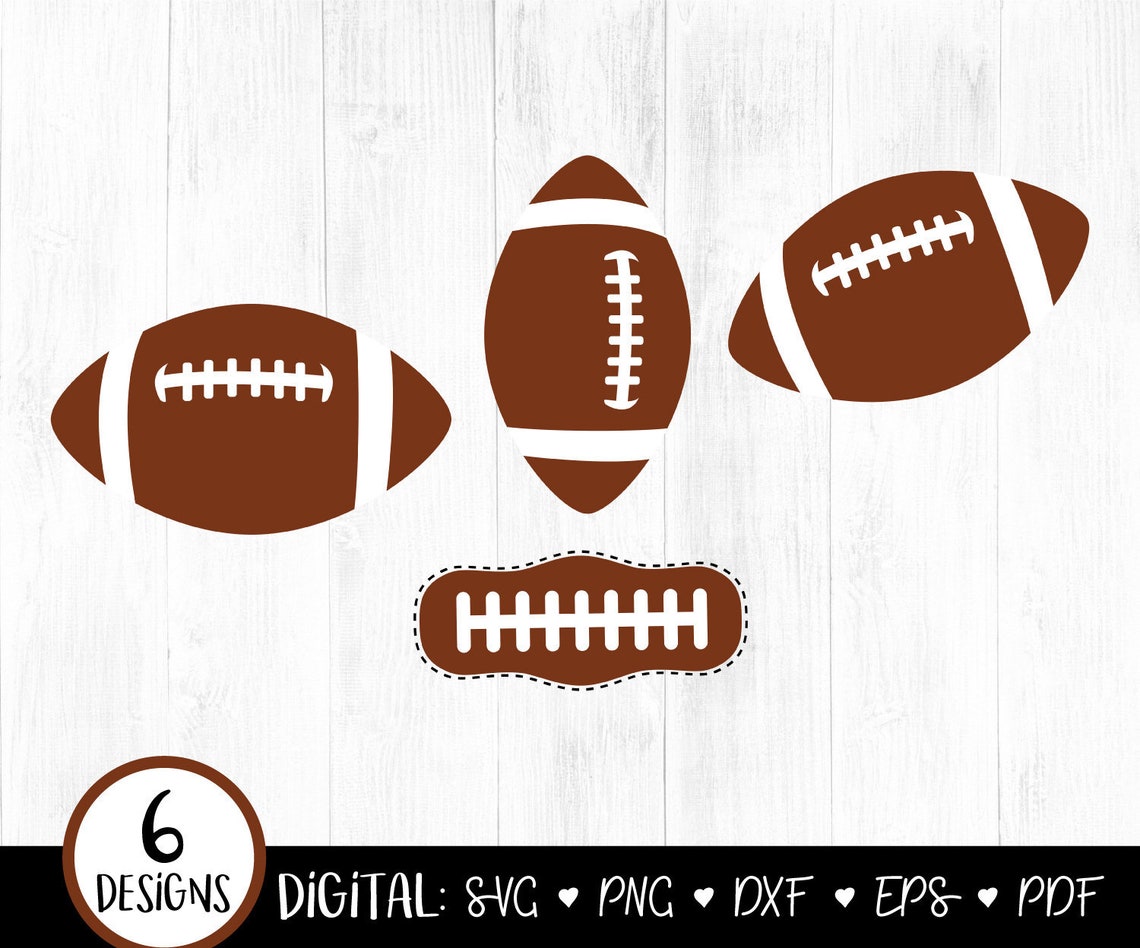 Football SVG Football Clipart Football SVG Bundle Dxf Png | Etsy