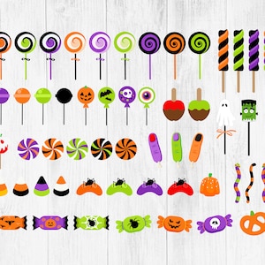 Halloween Candy Clipart, Halloween Candy and Treats Clipart, Halloween ...