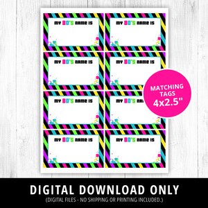 80s Party Sign, Whats Your 80s Name Sign, 80s Birthday Theme, 1980s ...