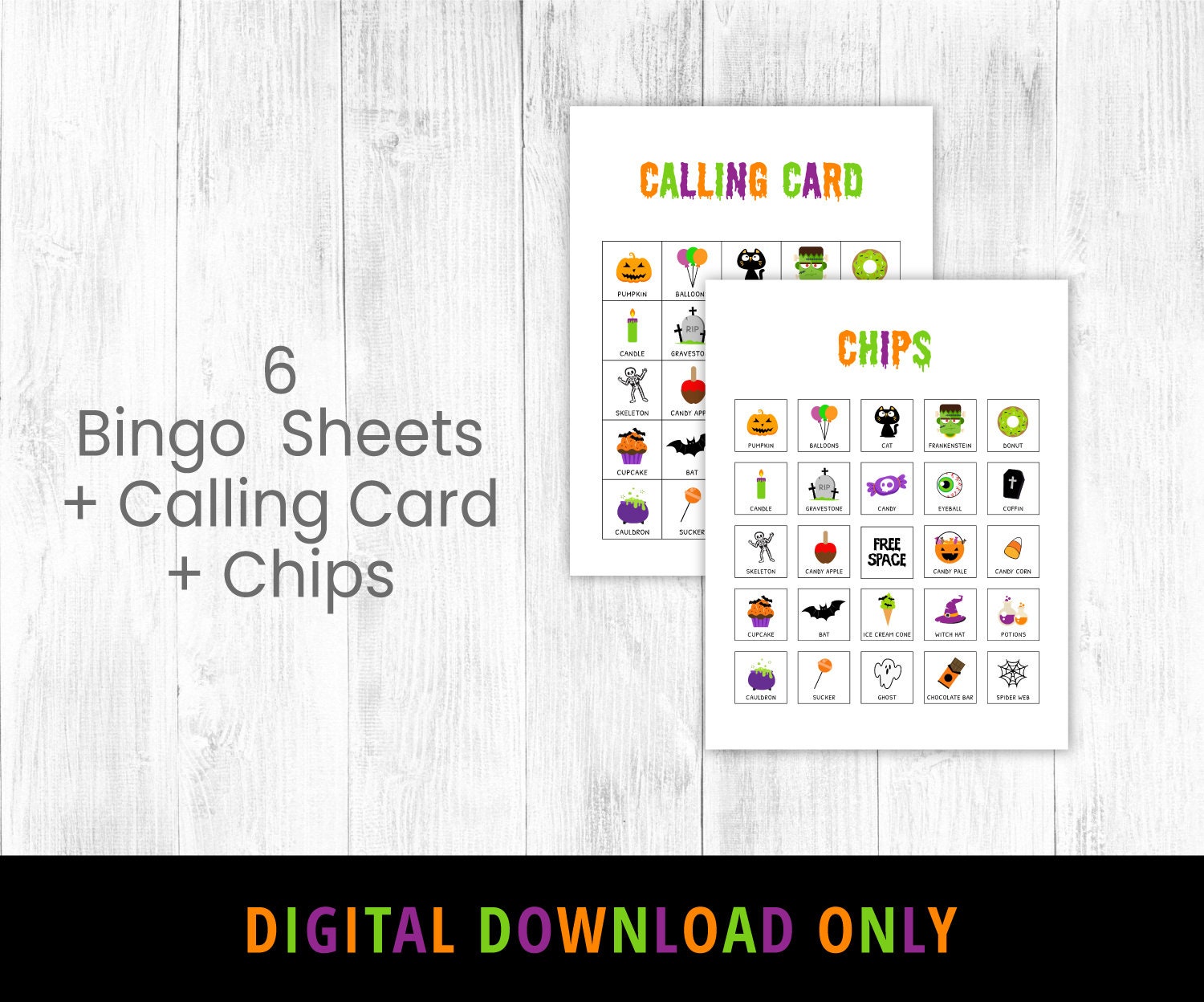 Halloween Game Printable Bundle, Halloween Activity Pages, Halloween ...