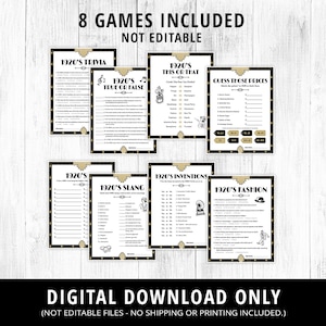 1920s Games Bundle Printable, 1920s Trivia, 1920s Activities, 1920s ...