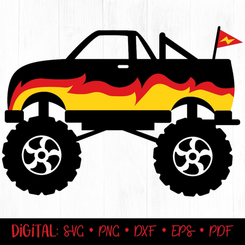 Monster Jam Svg - Etsy