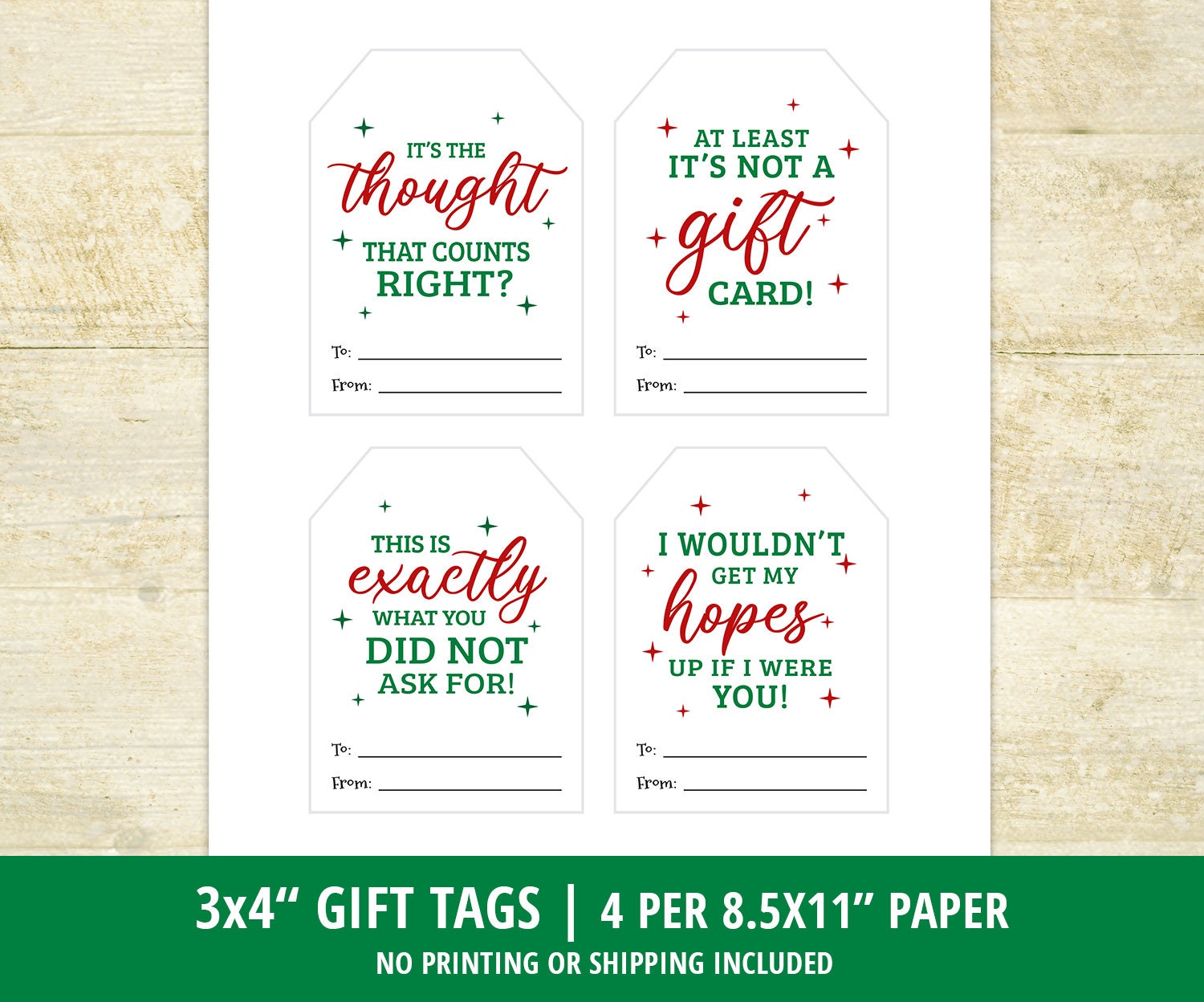 Christmas Gift Tags Funny Christmas Gift Tags Christmas Gift | Etsy