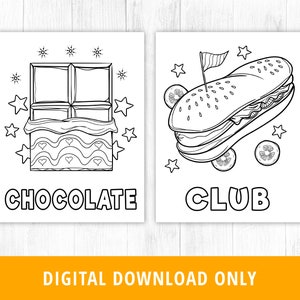 Fast Food Coloring Pages, Food Coloring Pages, Printable Coloring Pages ...