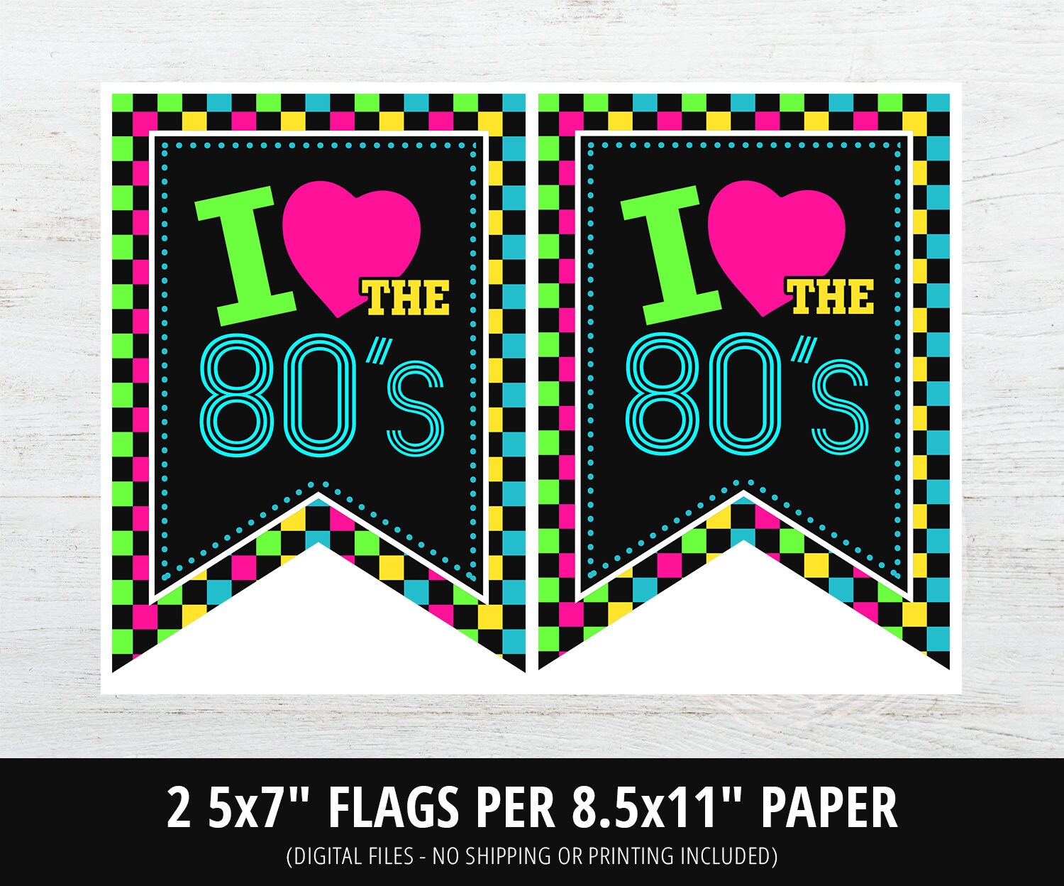 80s Birthday Banner 80s Party Banner 80s Party Decorations - Etsy Australia