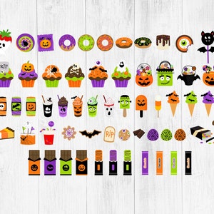 Halloween Candy Clipart, Halloween Candy and Treats Clipart, Halloween ...