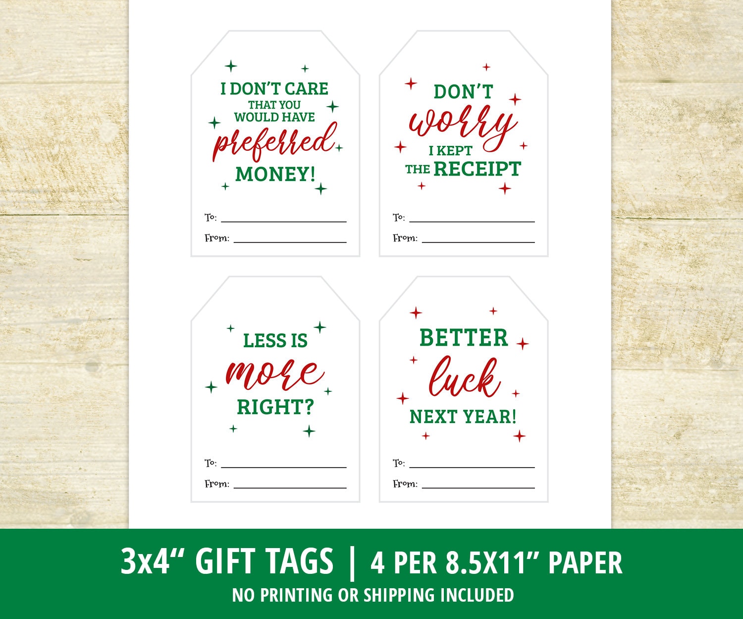 Christmas Gift Tags Funny Christmas Gift Tags Christmas Gift | Etsy