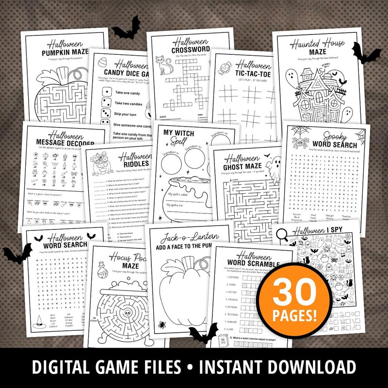 Summerween Coloring Pages - Etsy