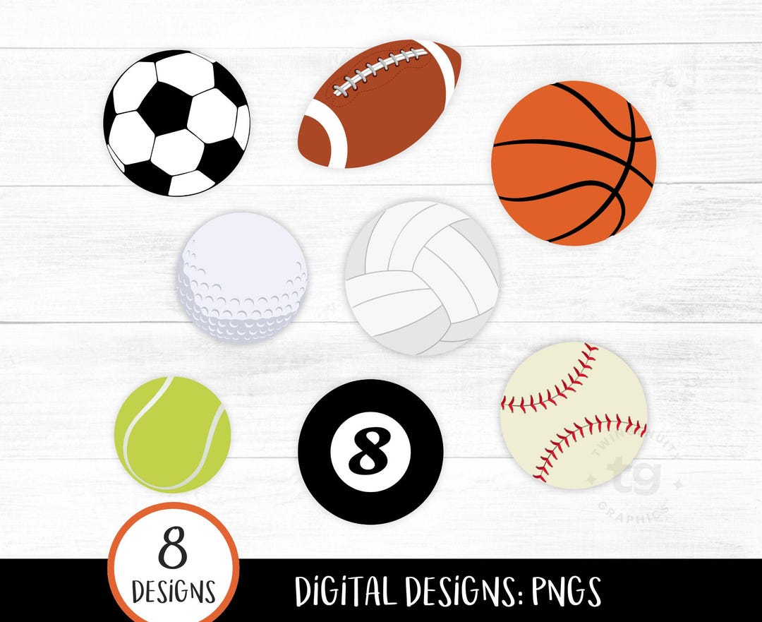Sport Balls Clipart, Sports Clipart PNG, Various Sport Balls Clip Art ...