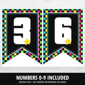 80s Birthday Banner, 80s Party Banner, 80s Party Decorations, 80s Retro ...