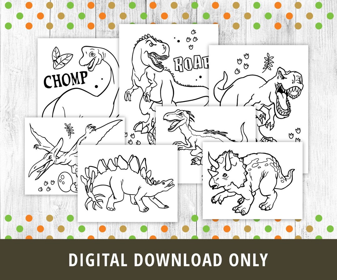 Dinosaur Coloring Pages, Dinosaur Printables, Dinosaur Games, Dinosaur ...
