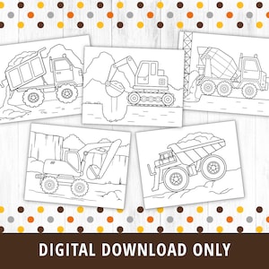 Construction Coloring Pages, Construction Printable, Construction Games ...