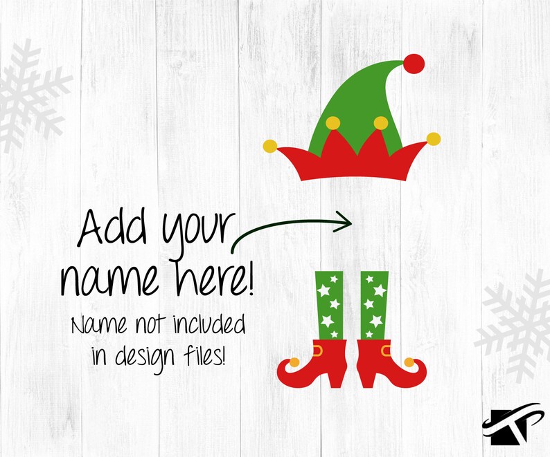Elf Svg, Christmas Svg, Elf Name SVG, Elf Monogram Svg, Christmas Shirt ...