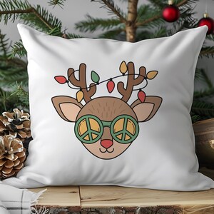 Retro Christmas Clipart, Groovy Christmas Clipart, Christmas Clipart ...