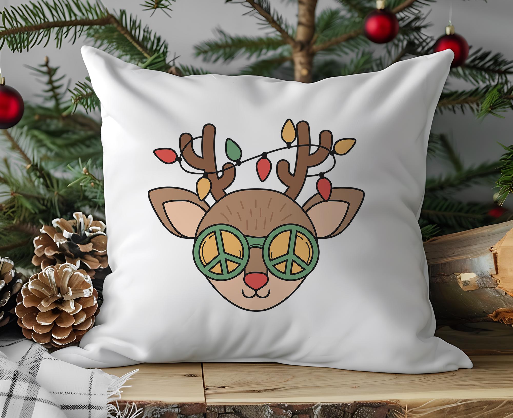 Retro Christmas Clipart, Groovy Christmas Clipart, Christmas Clipart ...