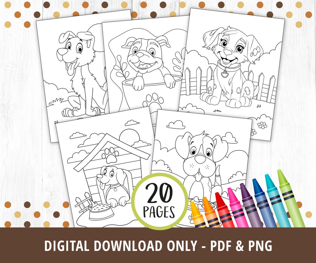 Puppy Dog Coloring Pages for Kids, Puppy Coloring Pages, Dogs Coloring ...