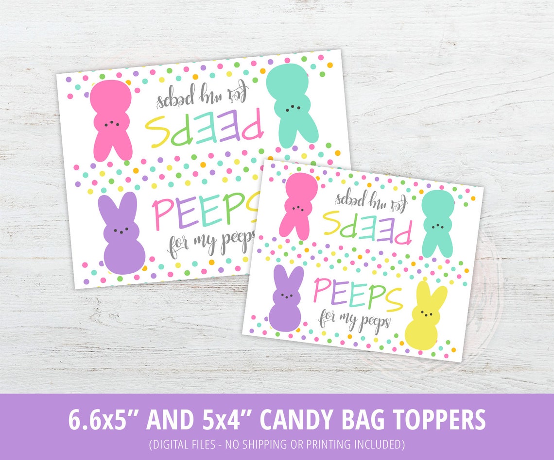 Peeps Party Package Peeps Party Easter Party Decor Peeps | Etsy