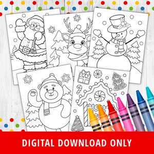 Christmas Activity Pages, Christmas Game Printable Bundle, Christmas ...