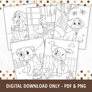 Puppy Dog Coloring Pages for Kids, Puppy Coloring Pages, Dogs Coloring ...