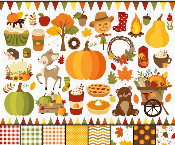 Clipart Fall Harvest