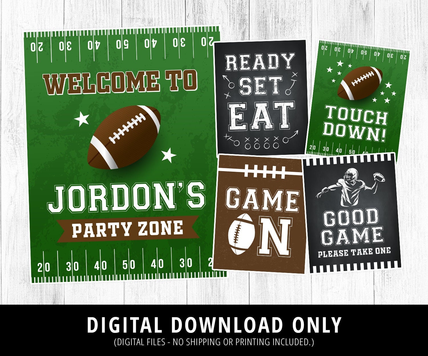 Cute Football Signs Ideas