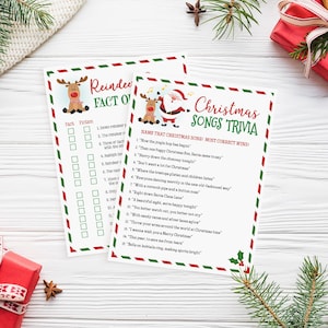 Christmas Games Bundle Printable, Christmas Activities, Christmas Party ...