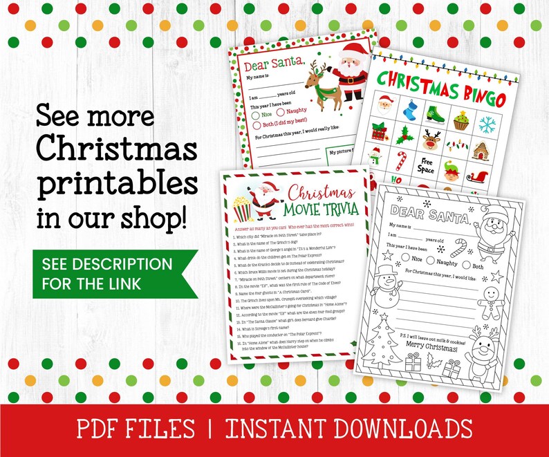 Letter to Santa Coloring Page, Printable Dear Santa Letter, Christmas ...