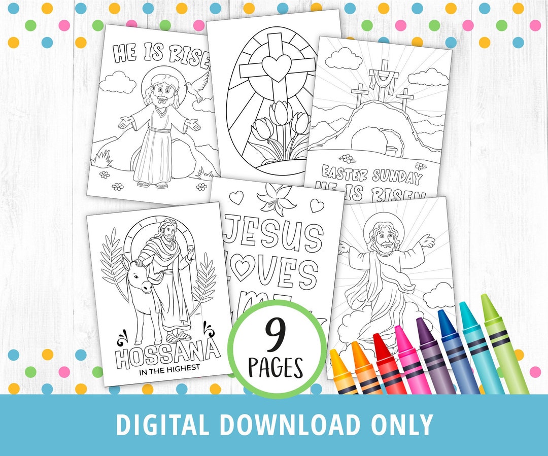Easter Religious Coloring Pages, Easter Coloring Pages, Printable ...