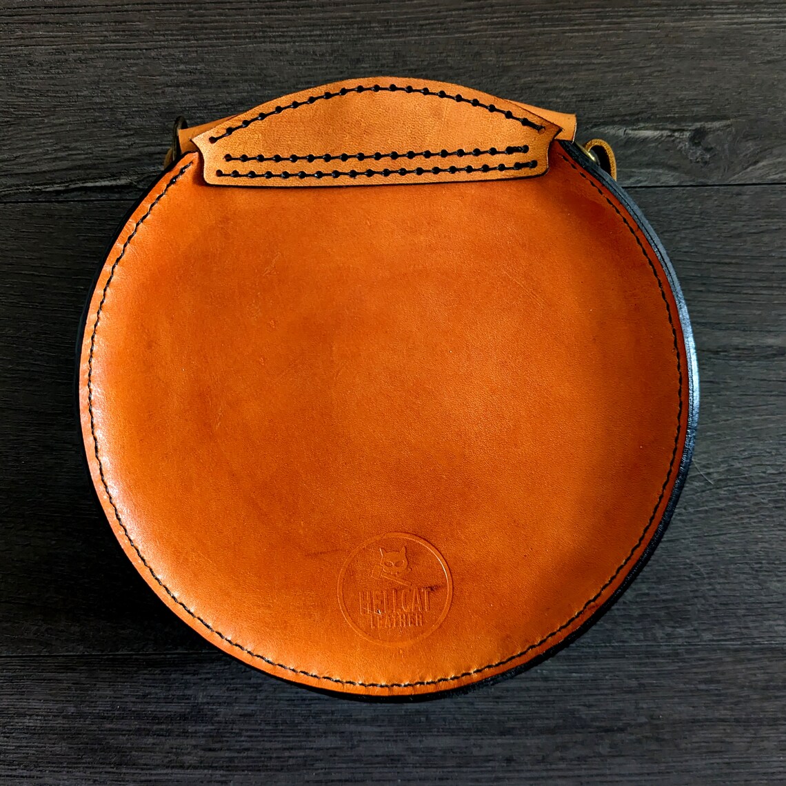 Leather Alien Abduction Desert Circle Purse With - Etsy UK