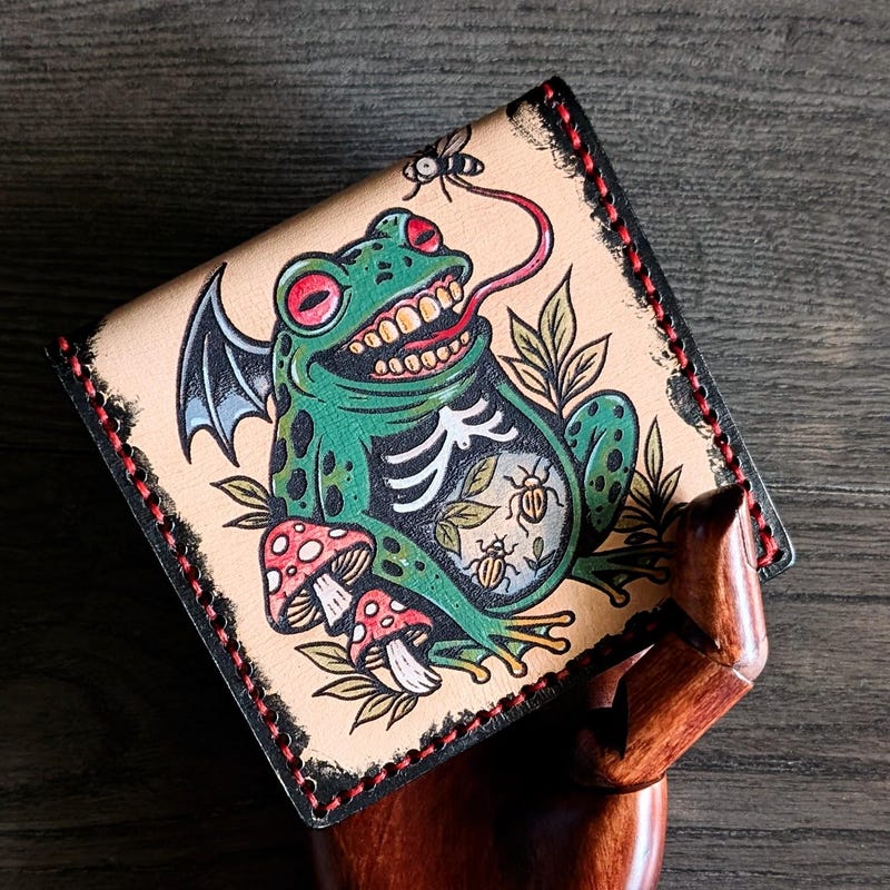 Creepy Wallet for Men - Etsy